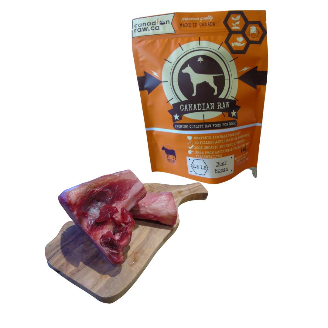 5 LB Raw Beef Bones (Raw Meaty Bones)– Canadian Raw